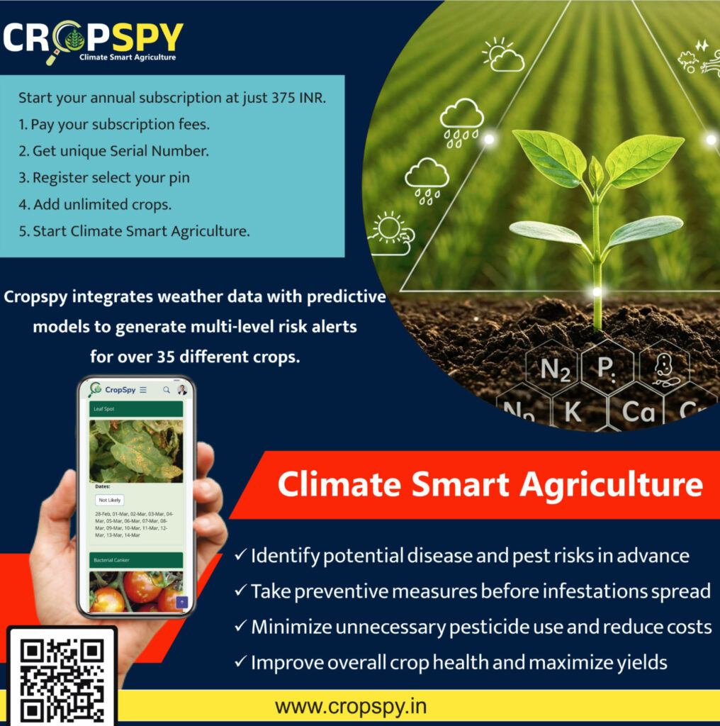 Cropspy - Smart Weather-Based Crop Scouting for Indian Farmers